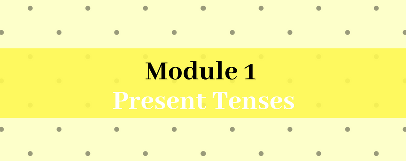 Module 1 Present Tenses – Professional English