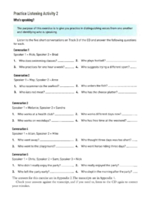 IELTS Listening practice 2 distinguish voices – Professional English